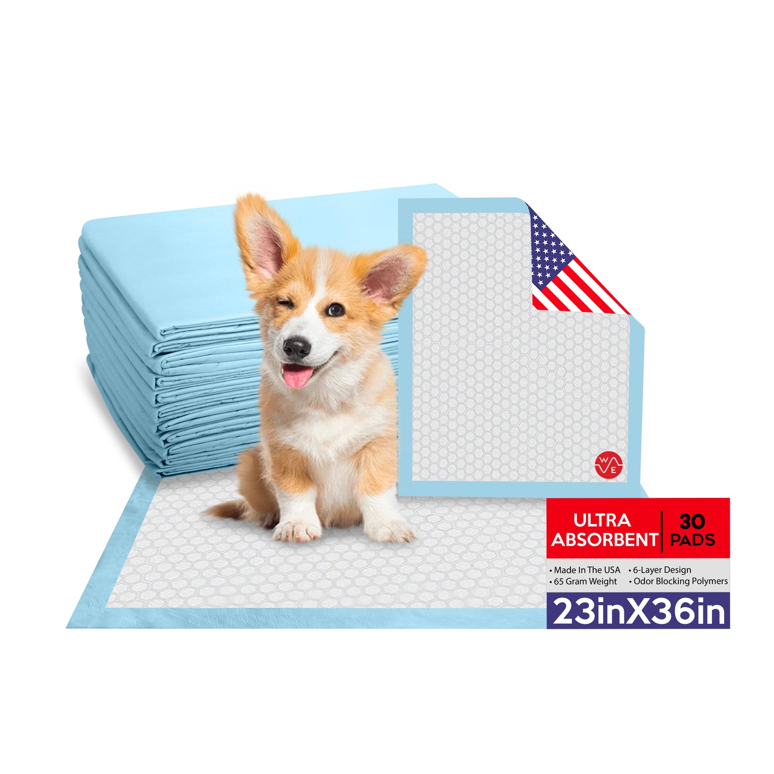 Wave Dog Potty Pads | Puppy Training Toilet Pads - PetPeePads.com